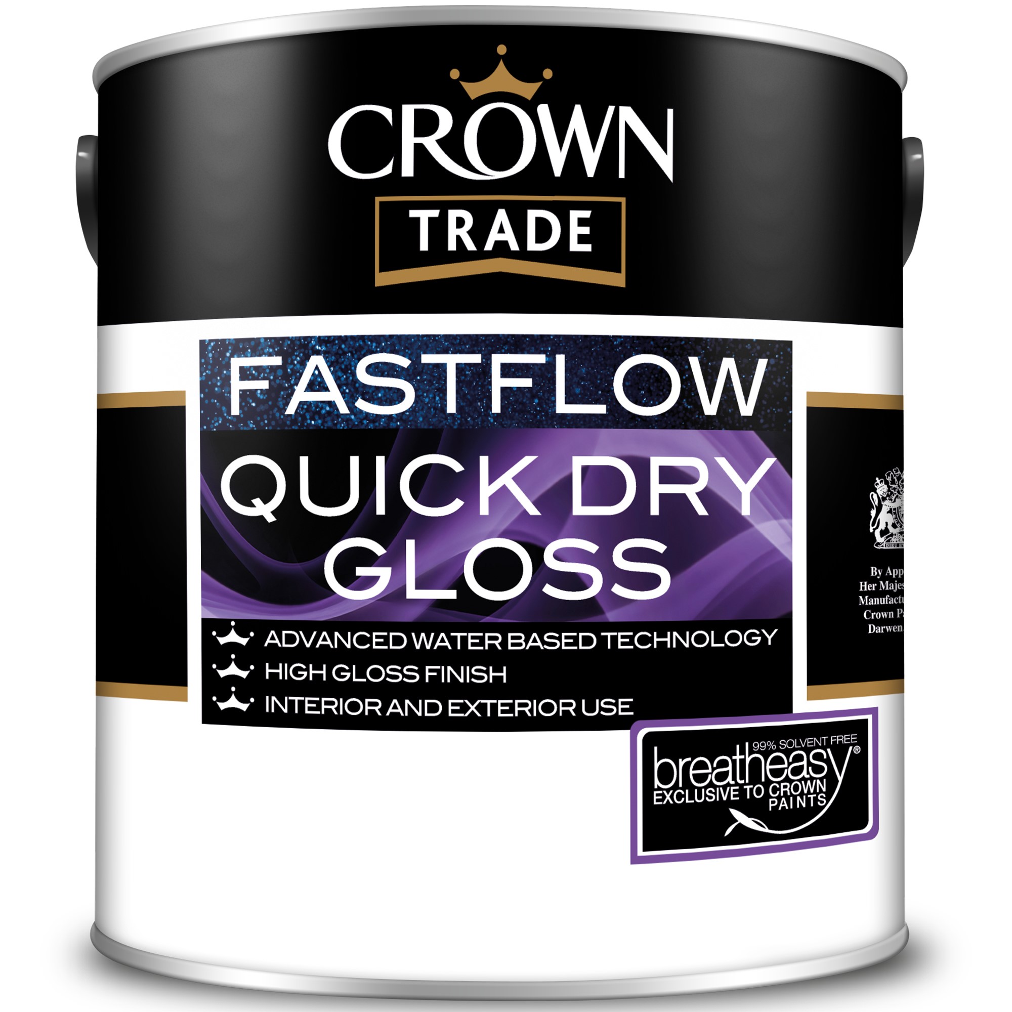 Crown Trade Fastflow Quick Dry Gloss - Paint Direct